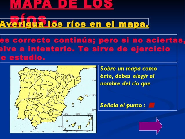 Mapa de los ríos | PPT