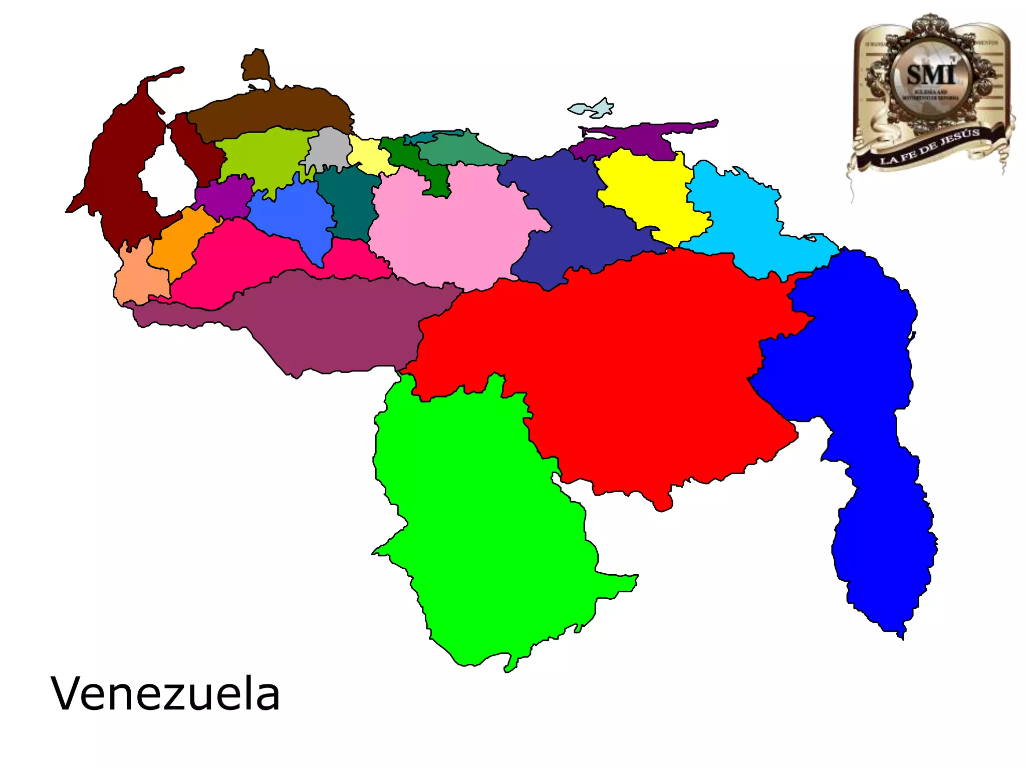 Mapa de venezuela interactivo | PPTX