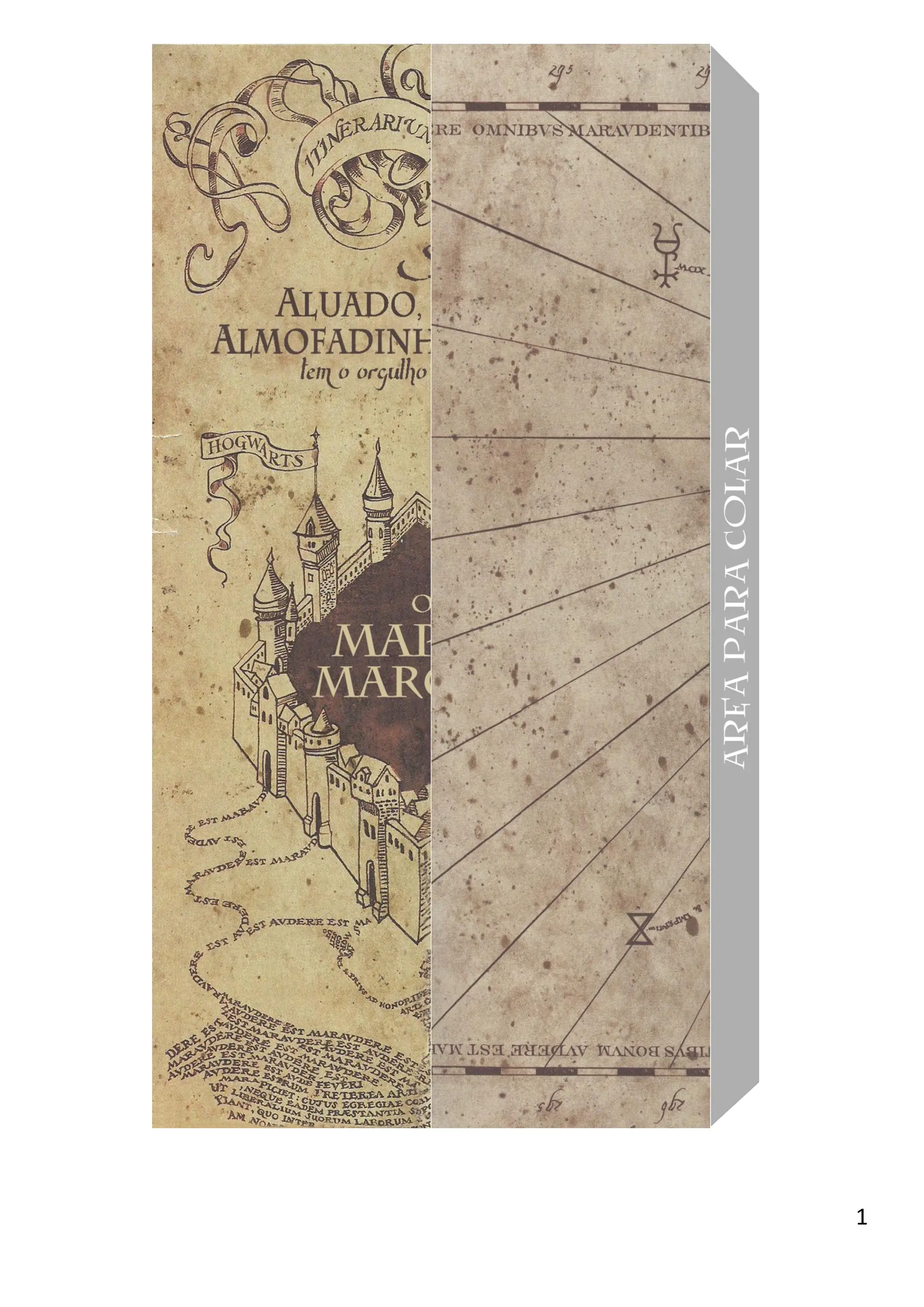 Mapa do Maroto - Filme: Harry Potter e o Prisioneiro de Azkaban | PDF