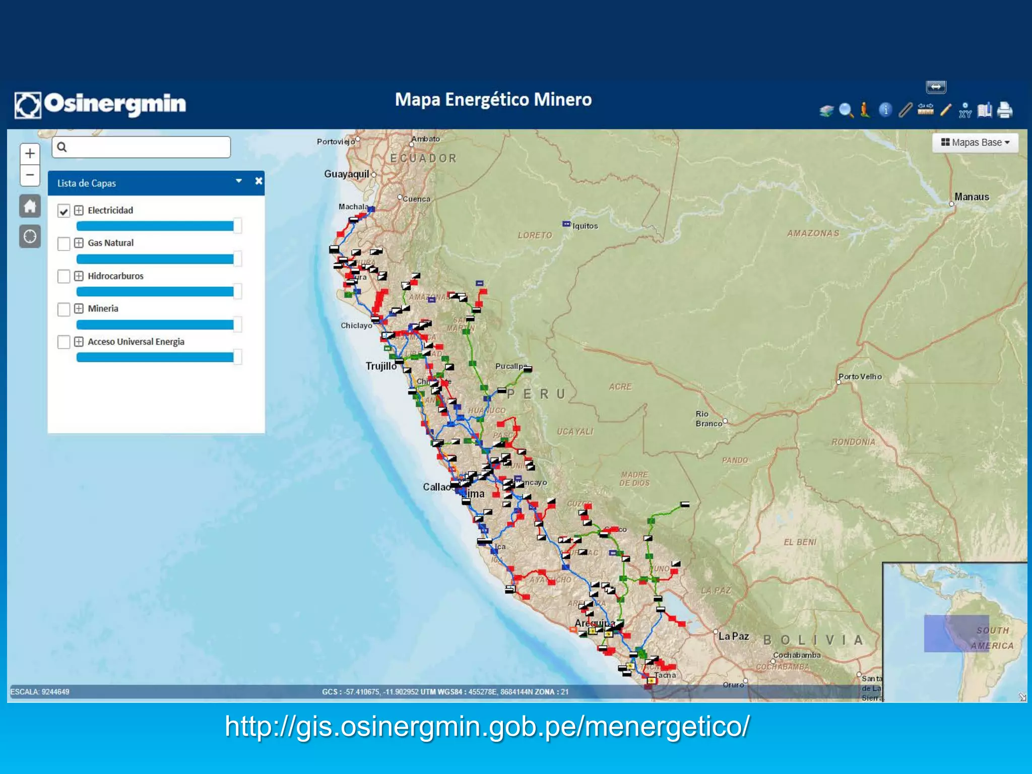 Mapa energético esri 2015 | PDF | Databases | Computer Software and Applications