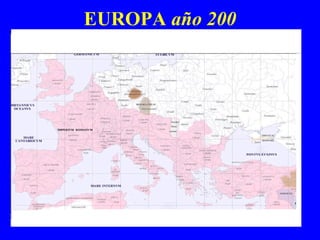 Mapa europa (año 1 al 2000) | PPT