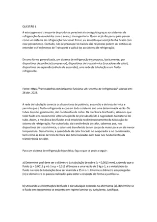 MAPA FENOMENOS DE TRANSPORTE MODULO 52 2023 UNICESUMAR.docx