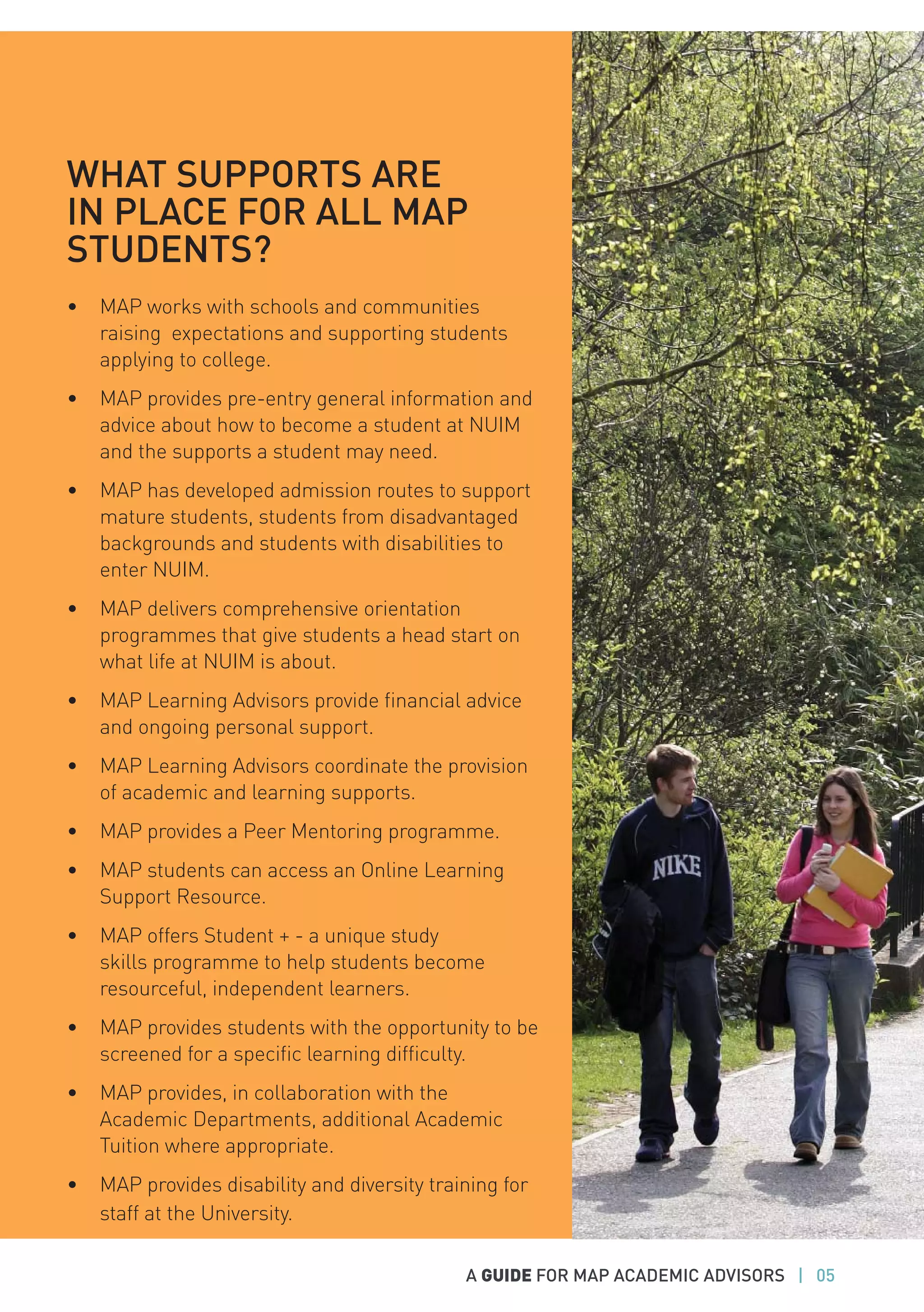 A Guide for MAP Academic Advisors | PDF