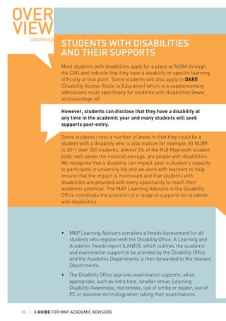 A Guide for MAP Academic Advisors | PDF