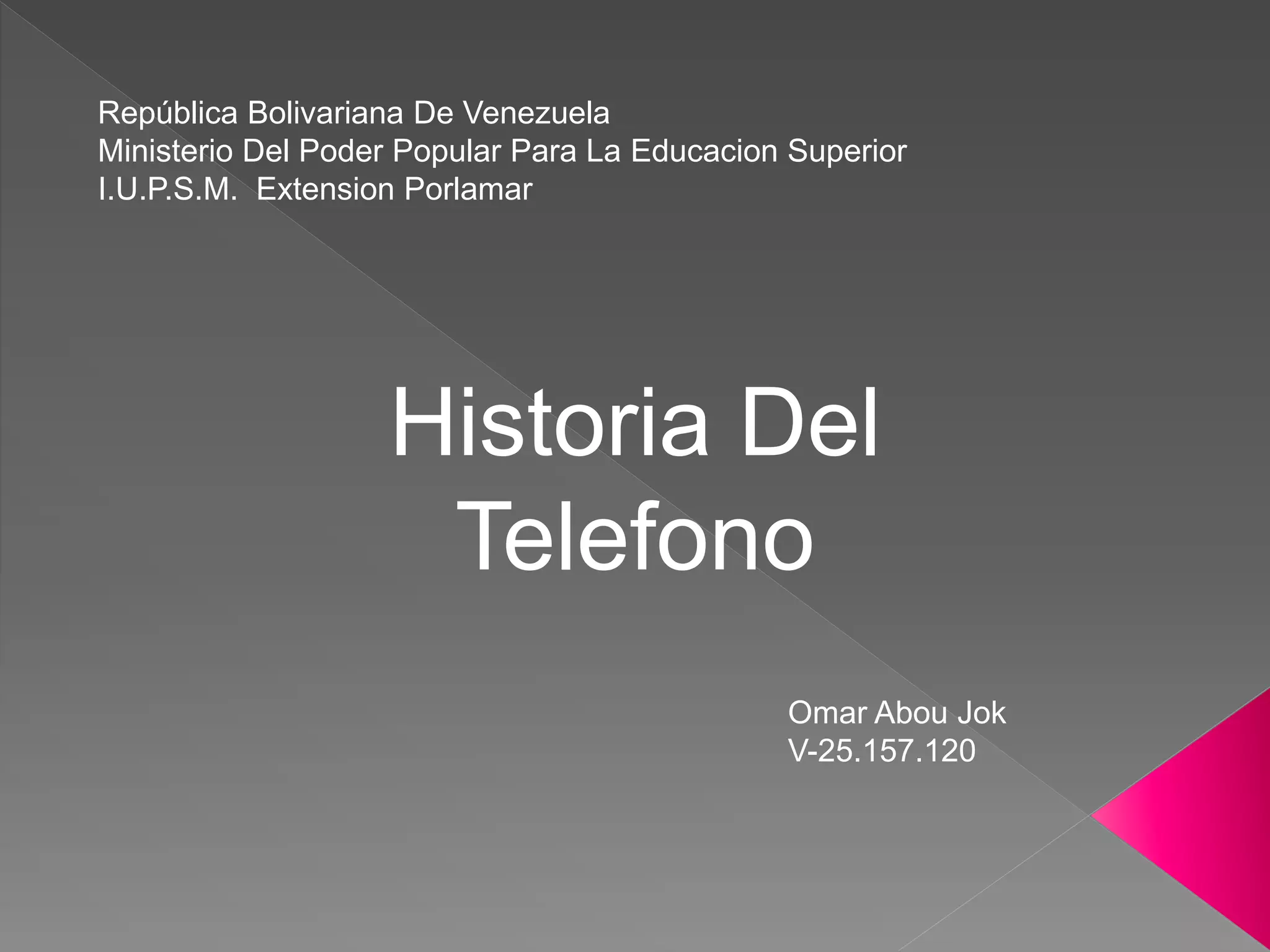 Mapa historia del telefono | PPTX | Technology & Computing