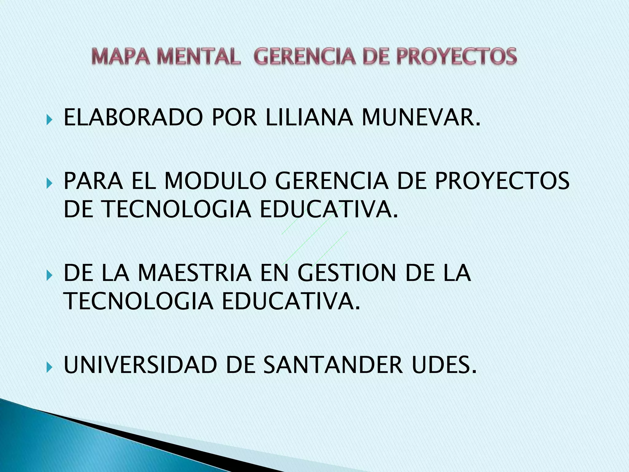 Mapa conceptual gerencia de proyectos | PPTX | Business | Business and ...