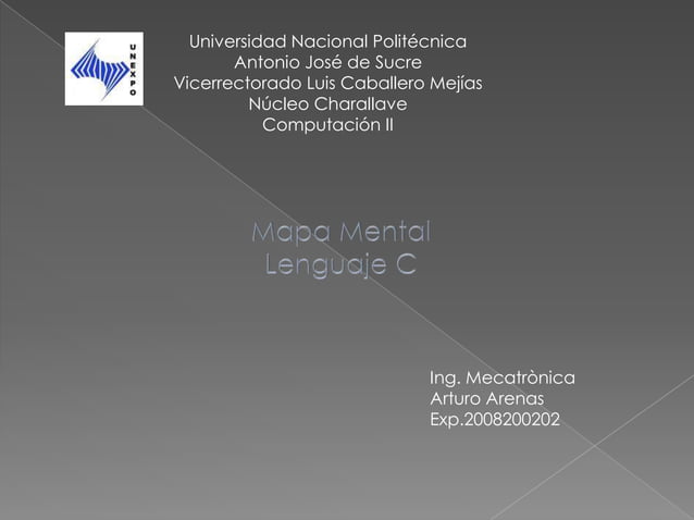 Mapa mental lenguaje c | PPTX | Programming Languages | Computing