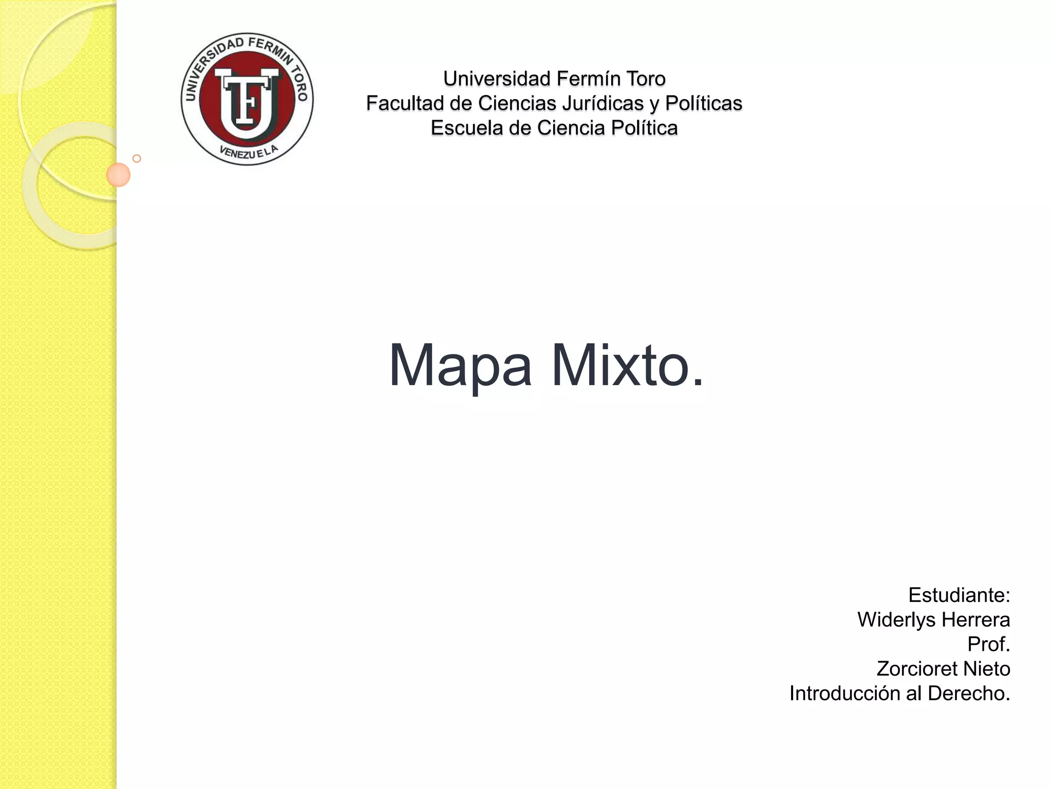 Mapa mixto | PPT