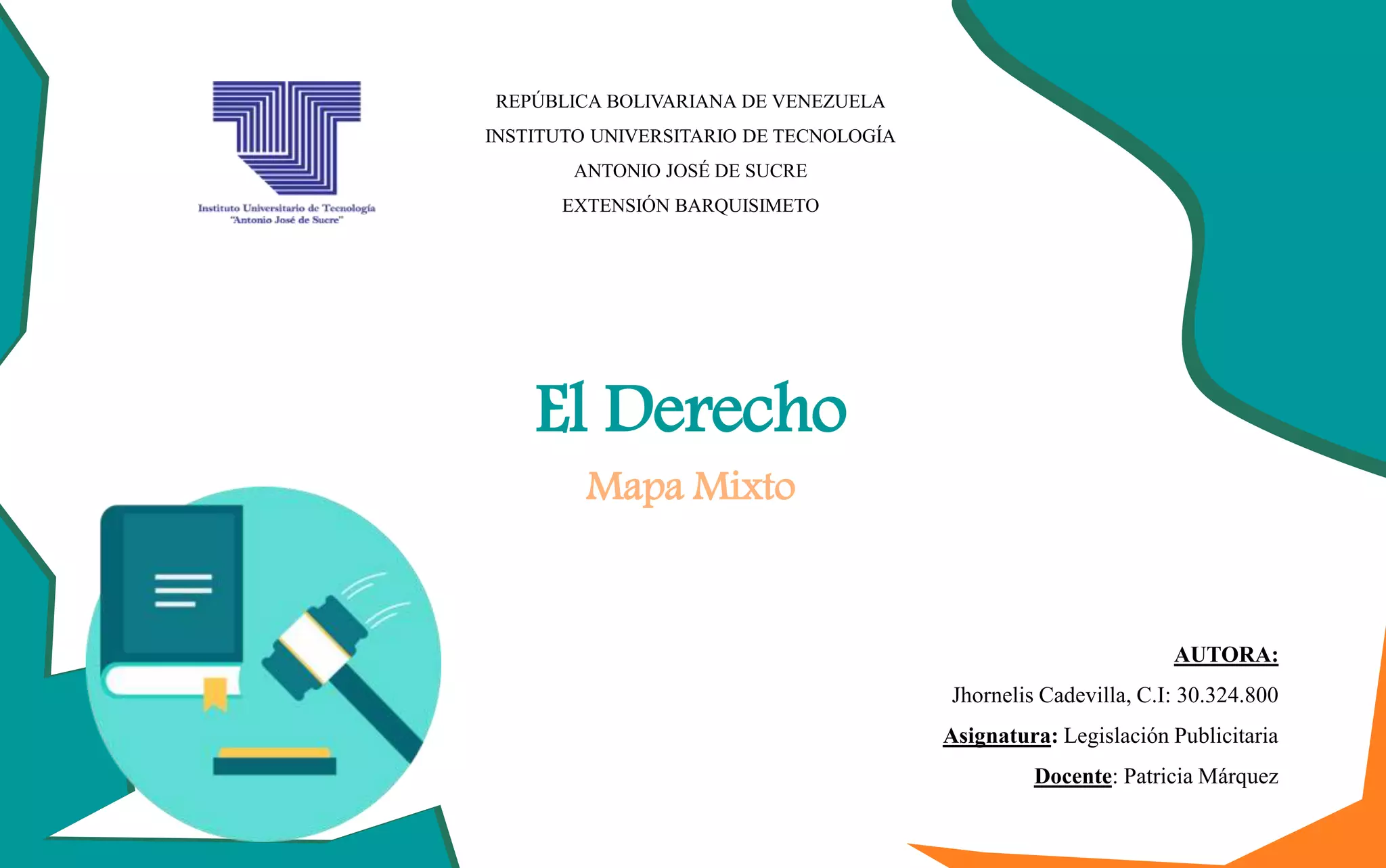 Mapa Mixto El Derecho | PPTX