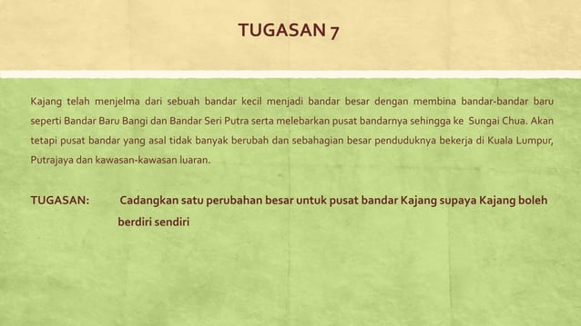 Tugasan Bahagian 7 | PPT
