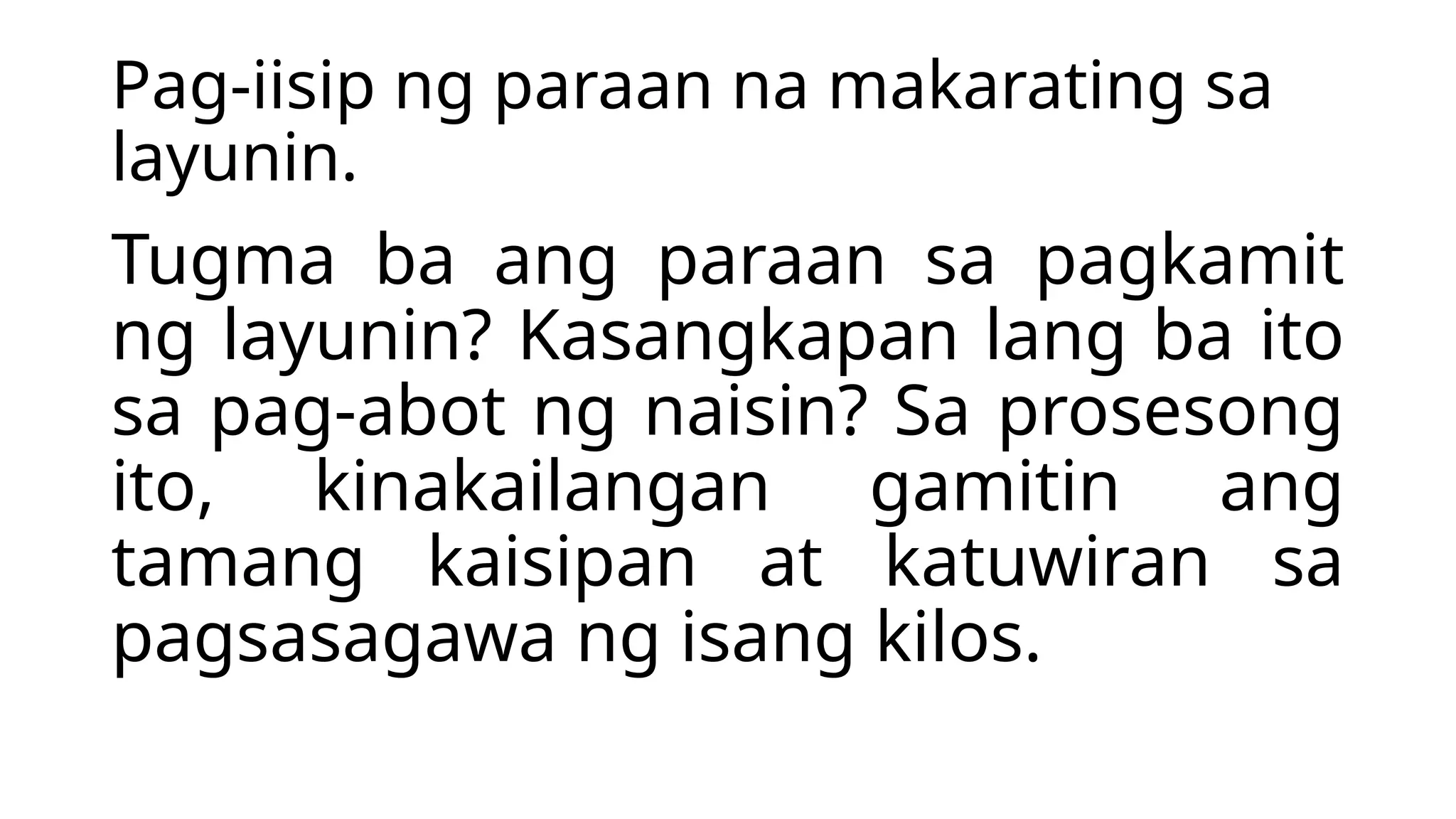 Mapanagutan sa Sariling Kilos upang maging malaya | PPTX