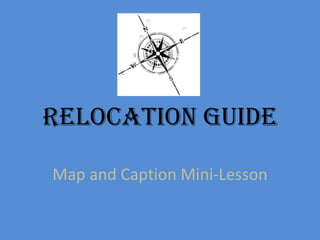 Map and caption mini lesson | PPTX