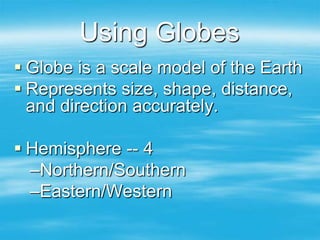 Map and globe skills | PPT