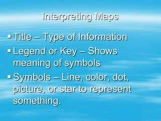 Map and globe skills | PPT