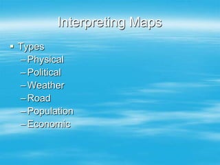 Map and globe skills | PPT