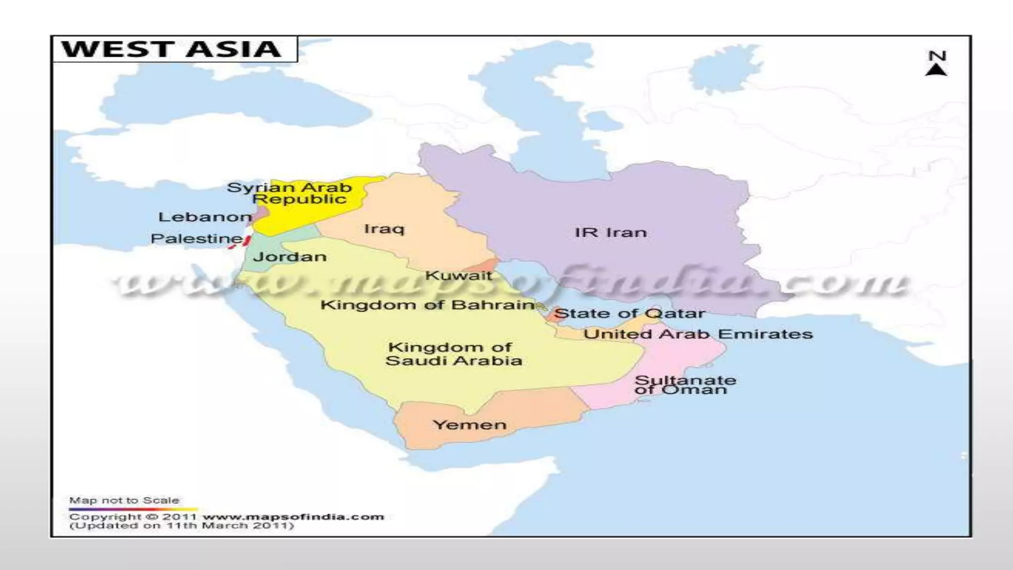 Mapa ng asya at rehiyon nito anyong lupa at anyong tubig | PPTX