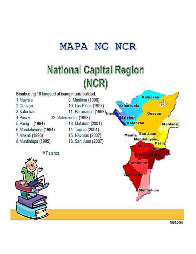 Mapa ng NCR