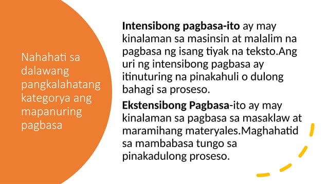 SECOND SEM Lesson 1 (Mapanuring Pagbasa) | PPTX