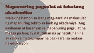 Mapanuring-Pagsulat-sa-akademiyaaaa.pptx