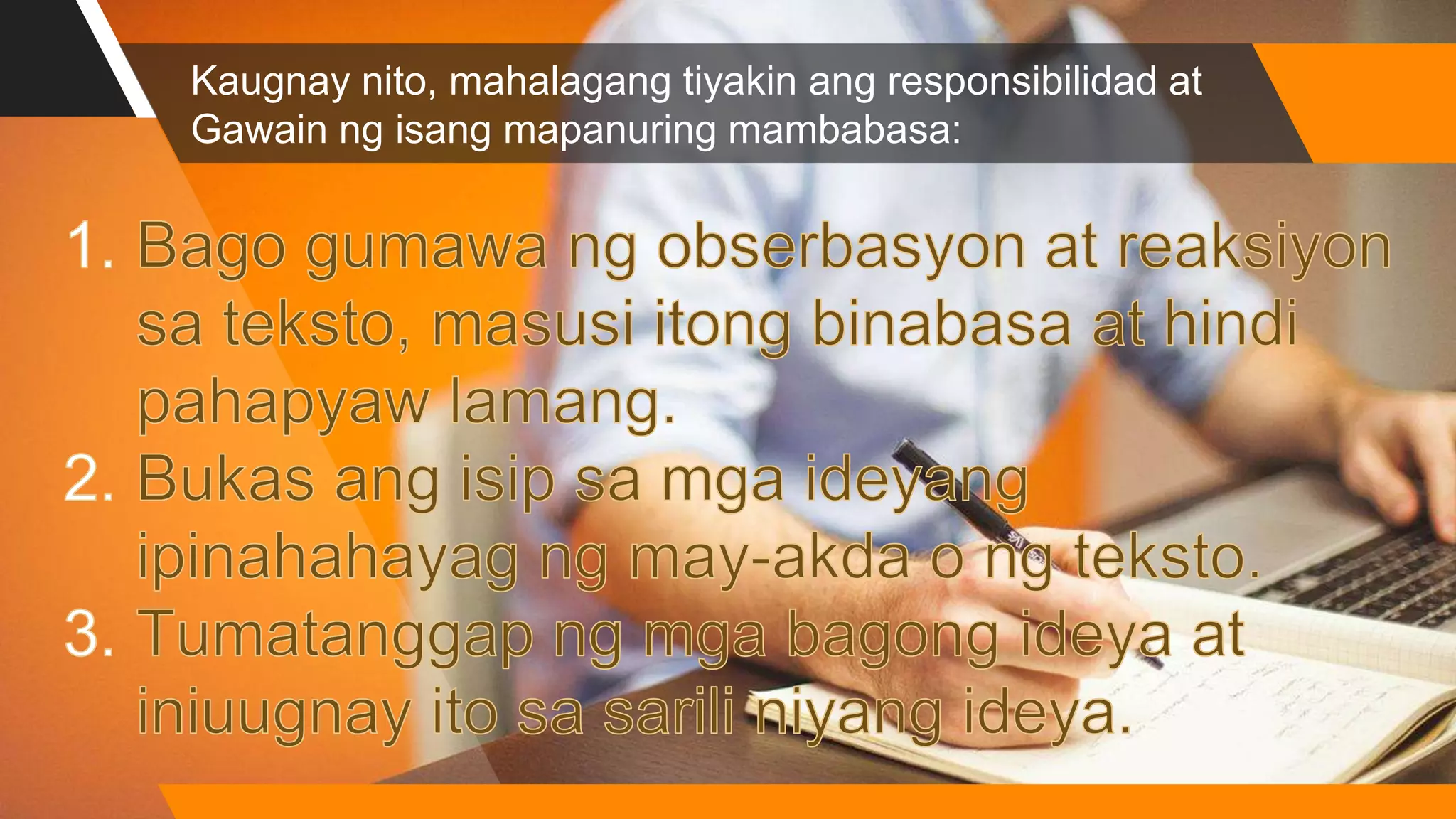 Mapanuring Mambabasa | PPTX