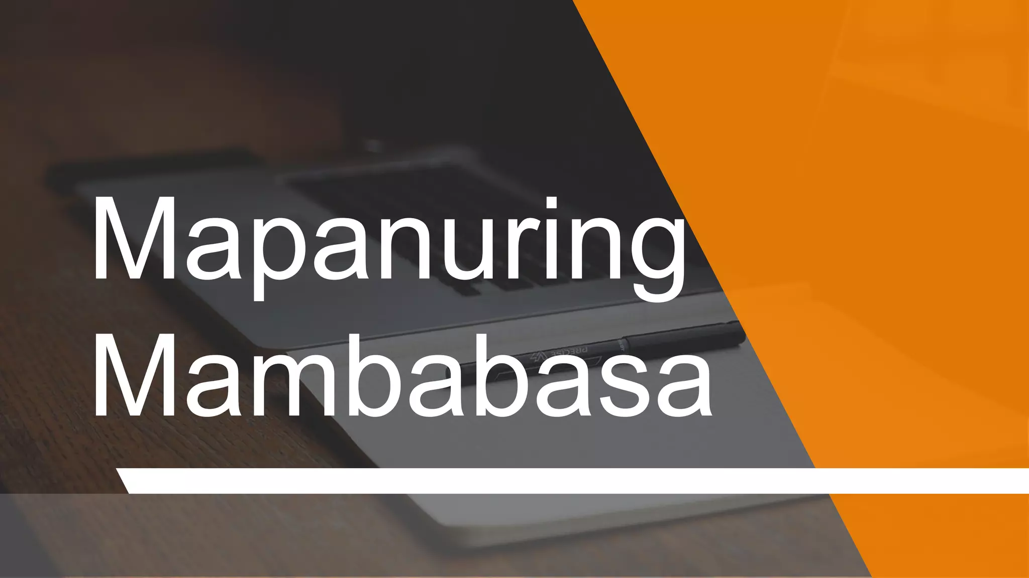 Mapanuring Mambabasa | PPTX