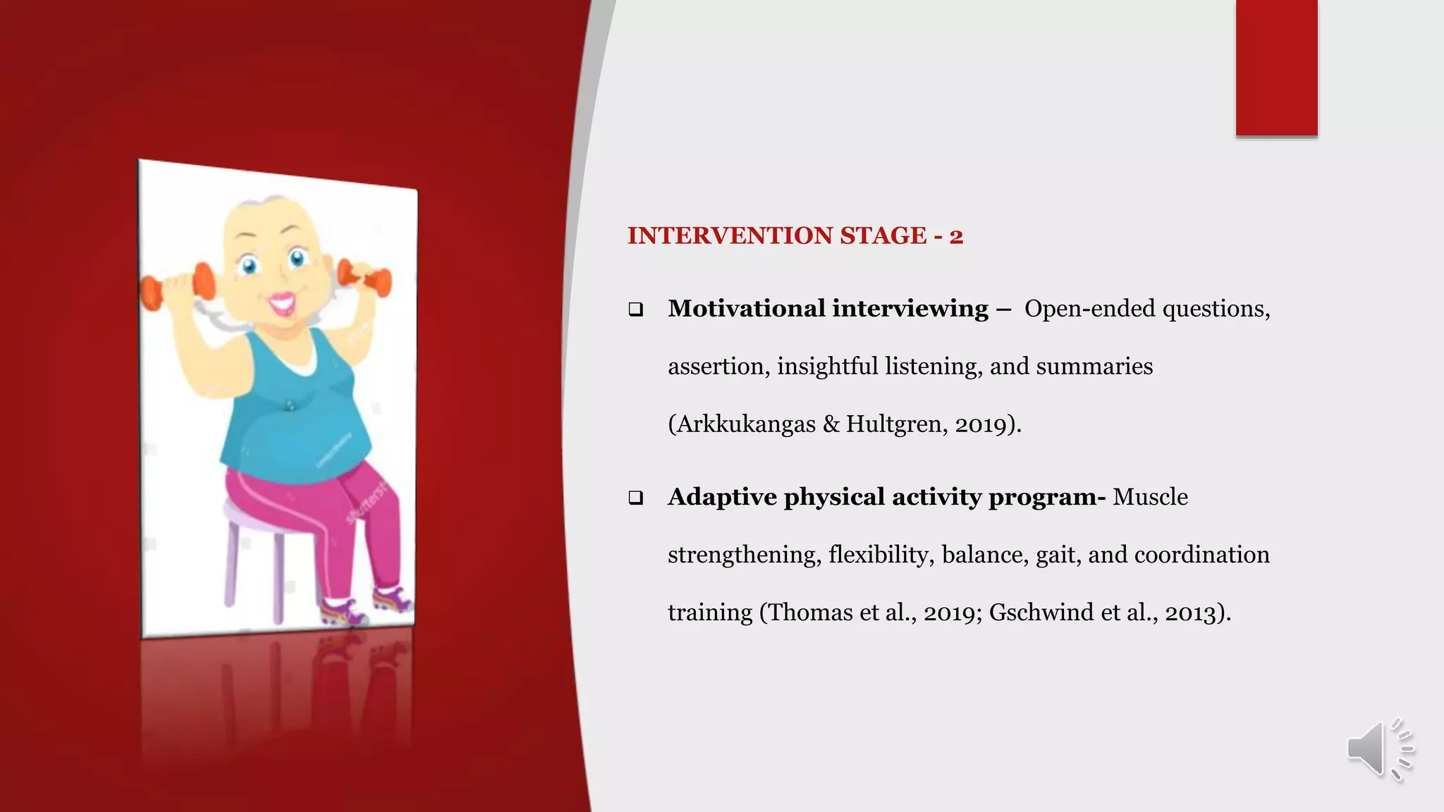 fall prevention (Motivational physical activity program (MPAP) for fall prevention )2020 | PPTX