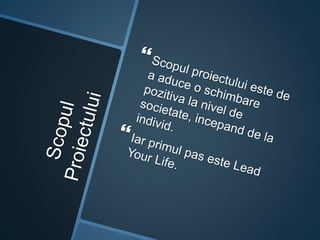 Mapa prezentare Lead Your Life | PDF