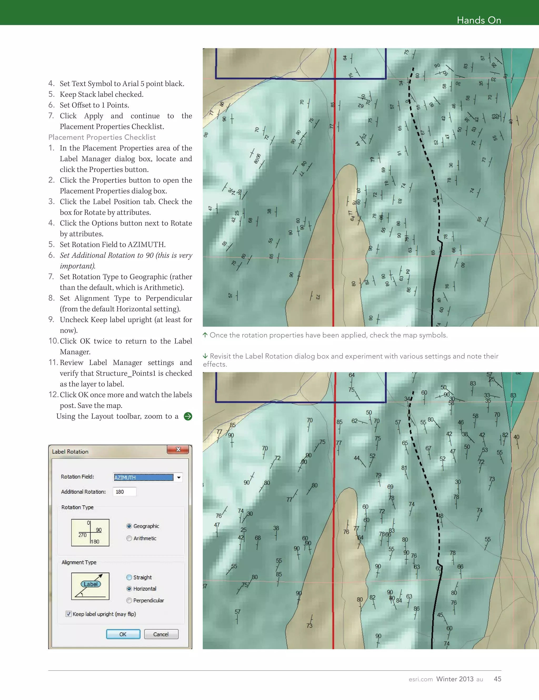 Mapas an dip y dips direccion en arcgis | PDF