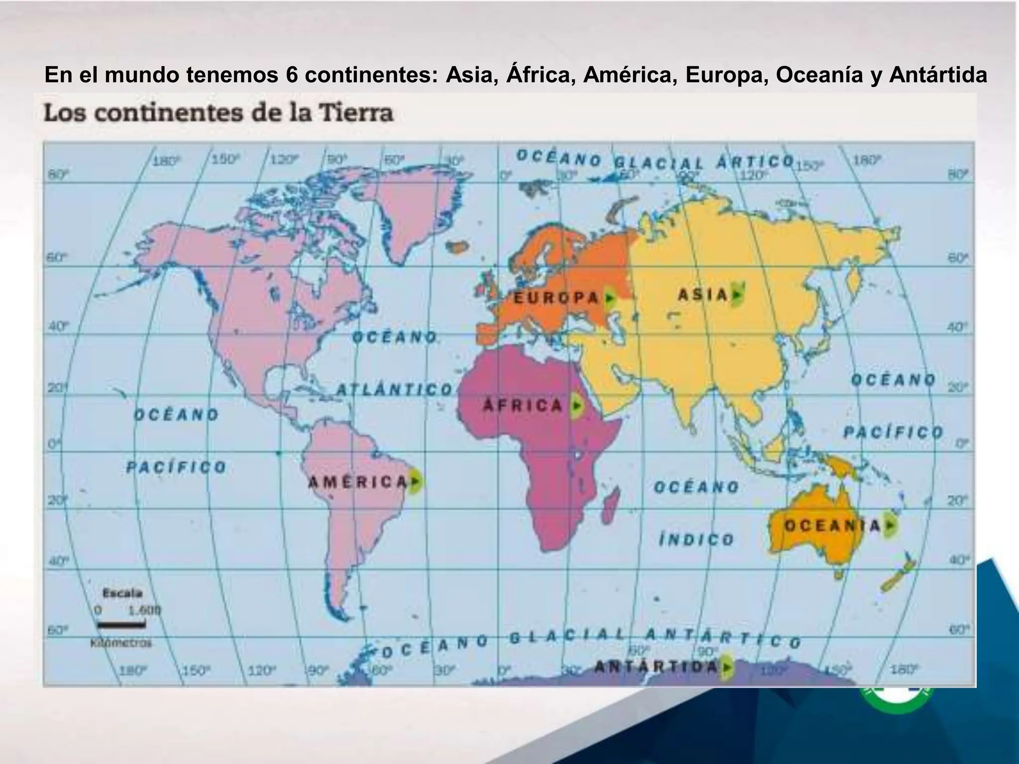 Mapa Político Del Mundo Continentes