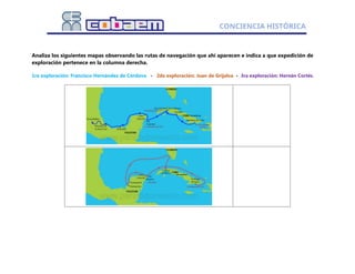 Mapas de expediciones; Descubrimiento de América | DOCX