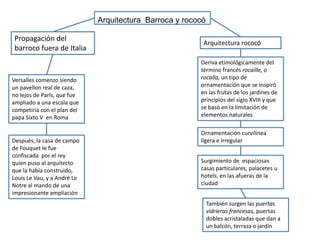 Mapas conceptuales del Barroco | PPTX