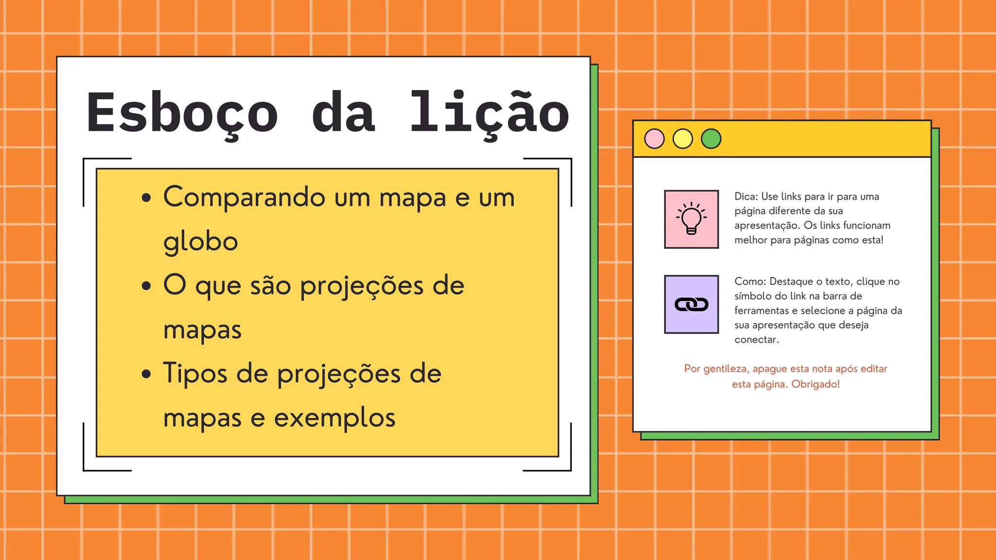 mapas e projeções.pdf diferença entre globo e mapa | PPT