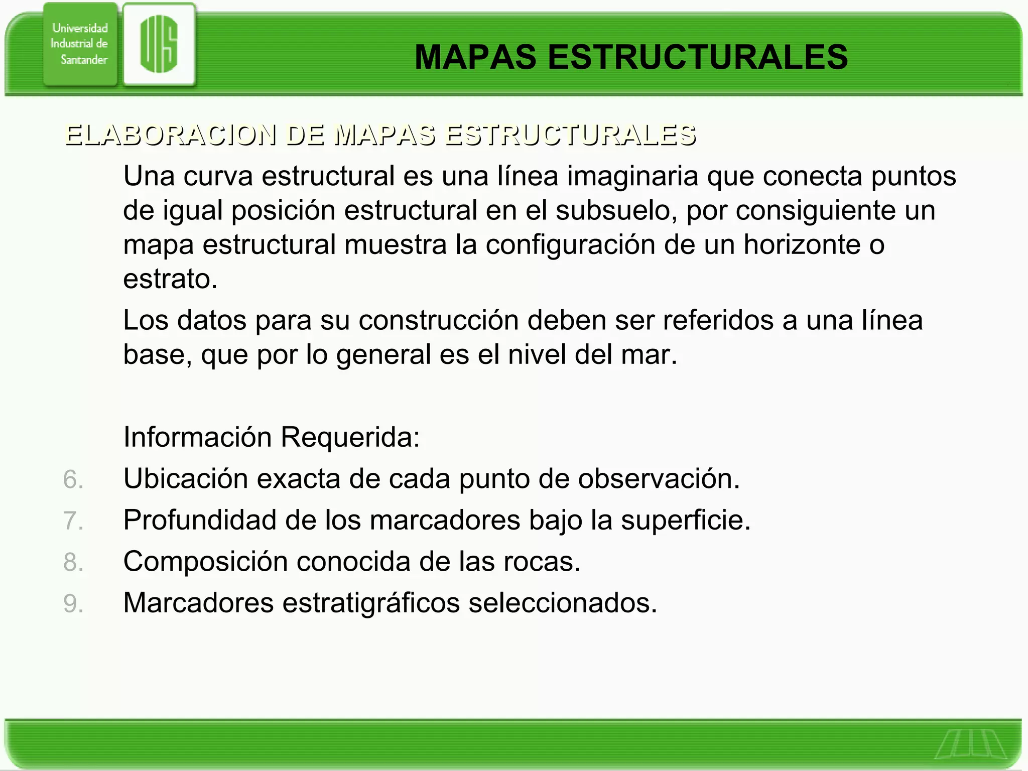 Mapas estructurales | PPT | Geography | Science