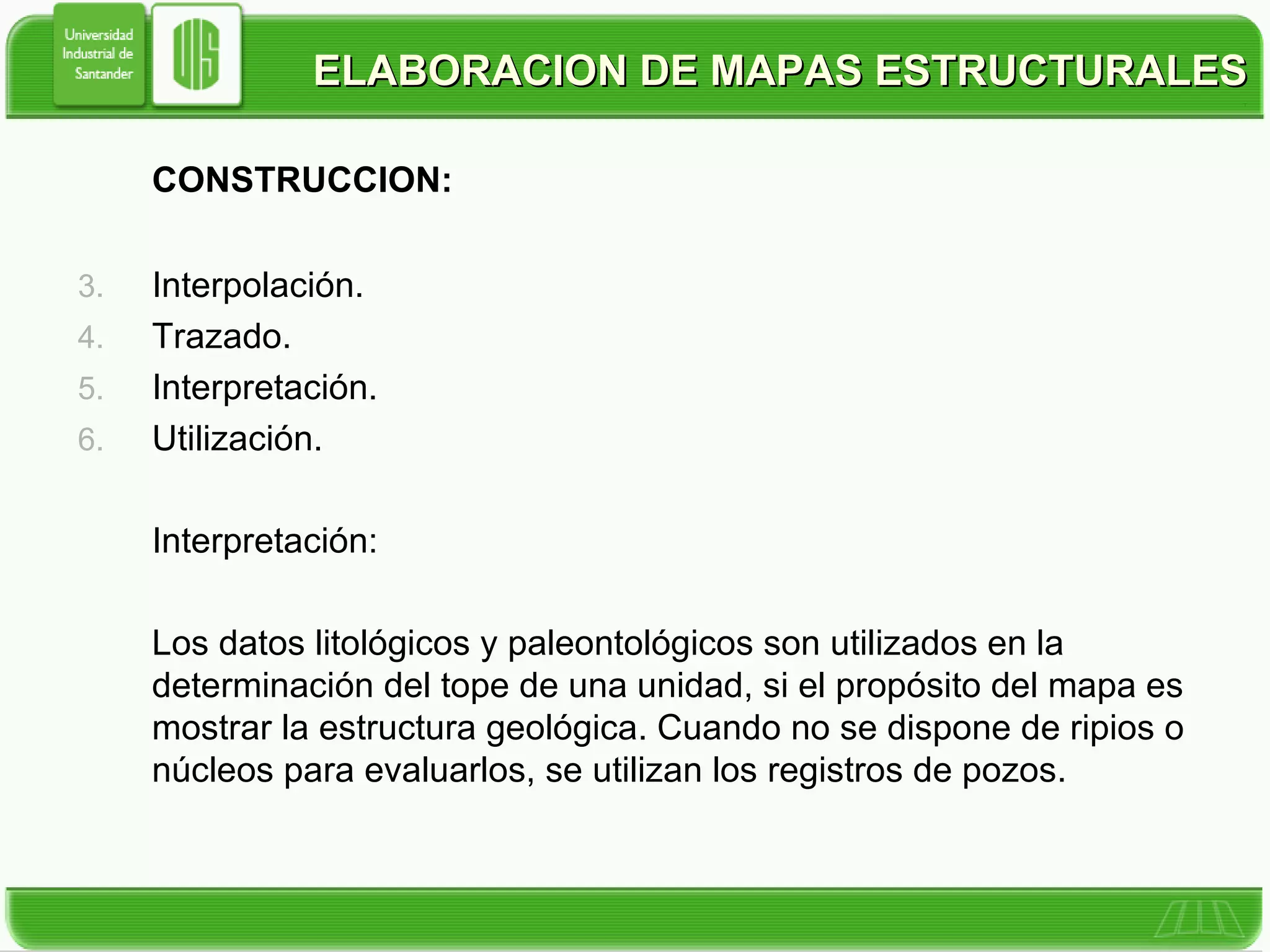 Mapas estructurales | PPT | Geography | Science