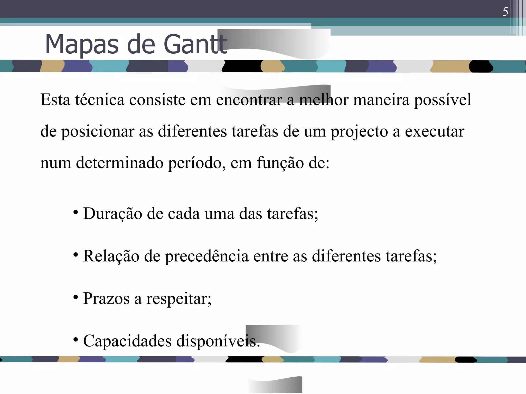 Mapas Gantt | PPT