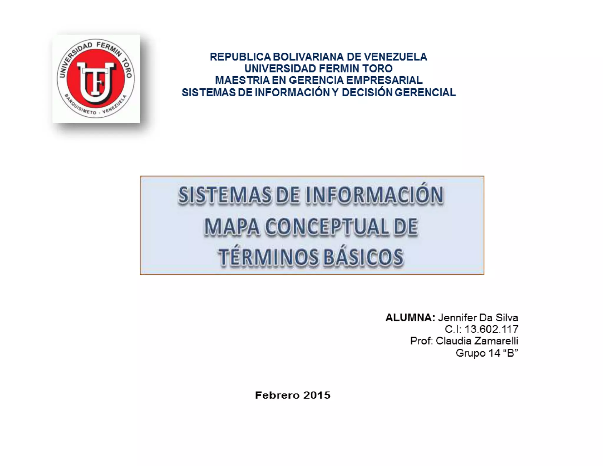Mapa conceptual de sistemas de informacion | DOCX