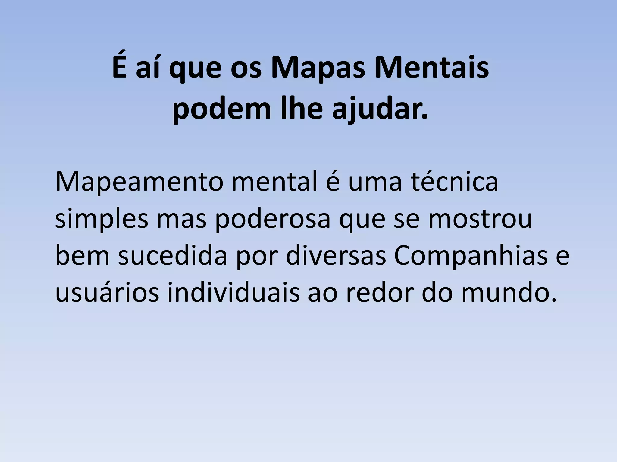 Mapas Mentais e GTD
