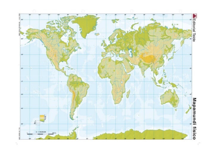 Mapa mudo del mundo en color - Imagui