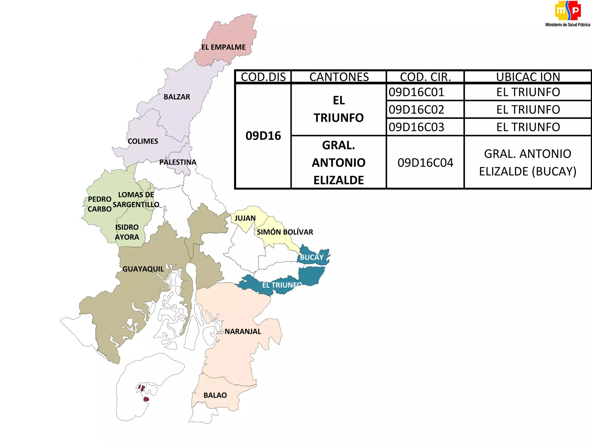 Mapas tematicos de distritos y circuitos | PPT