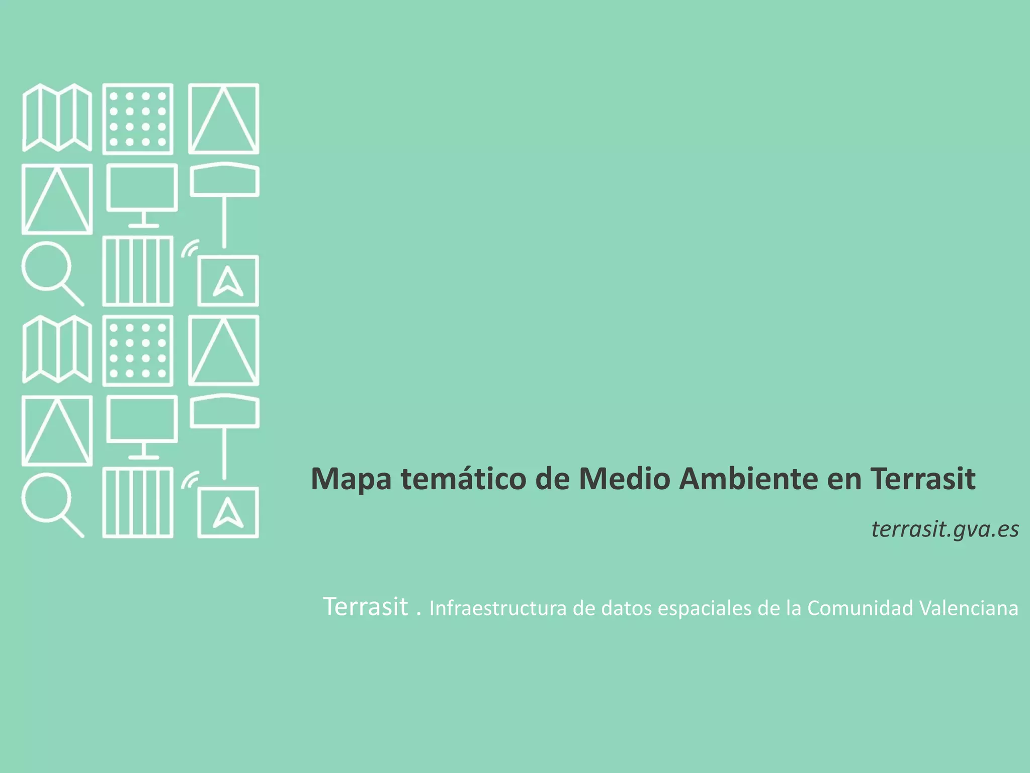 Mapa tematico de medio ambiente en Terrasit | PDF
