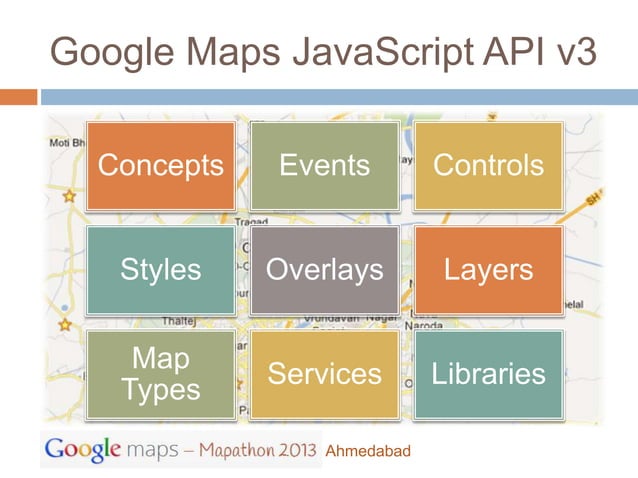 Mapathon 2013 - Google Maps Javascript API | PPTX