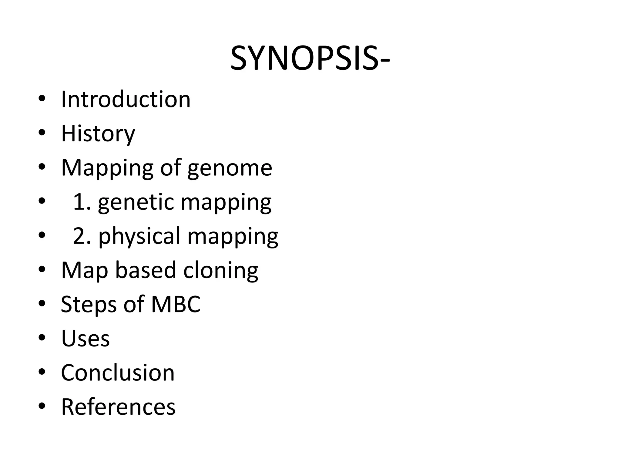 Map based cloning of genome | PPTX
