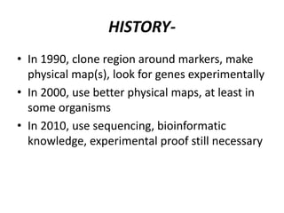 Map based cloning of genome | PPTX