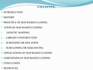 MAP BASED CLONING useful for biotech .pptx