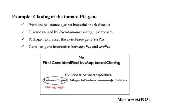 Map based gene cloning in plant.pptx | Genetics | Science
