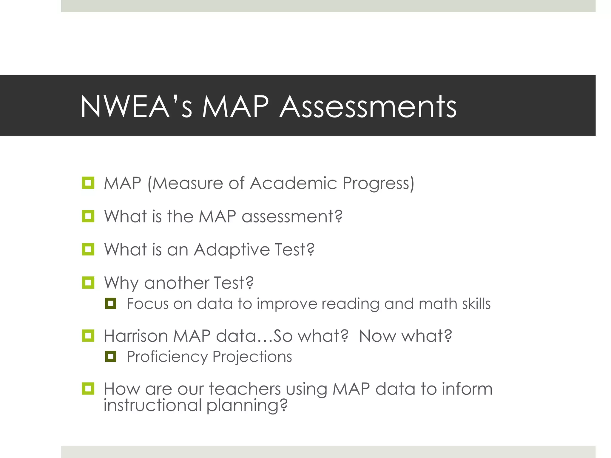 NWEA MAP BOE presentation | PPTX