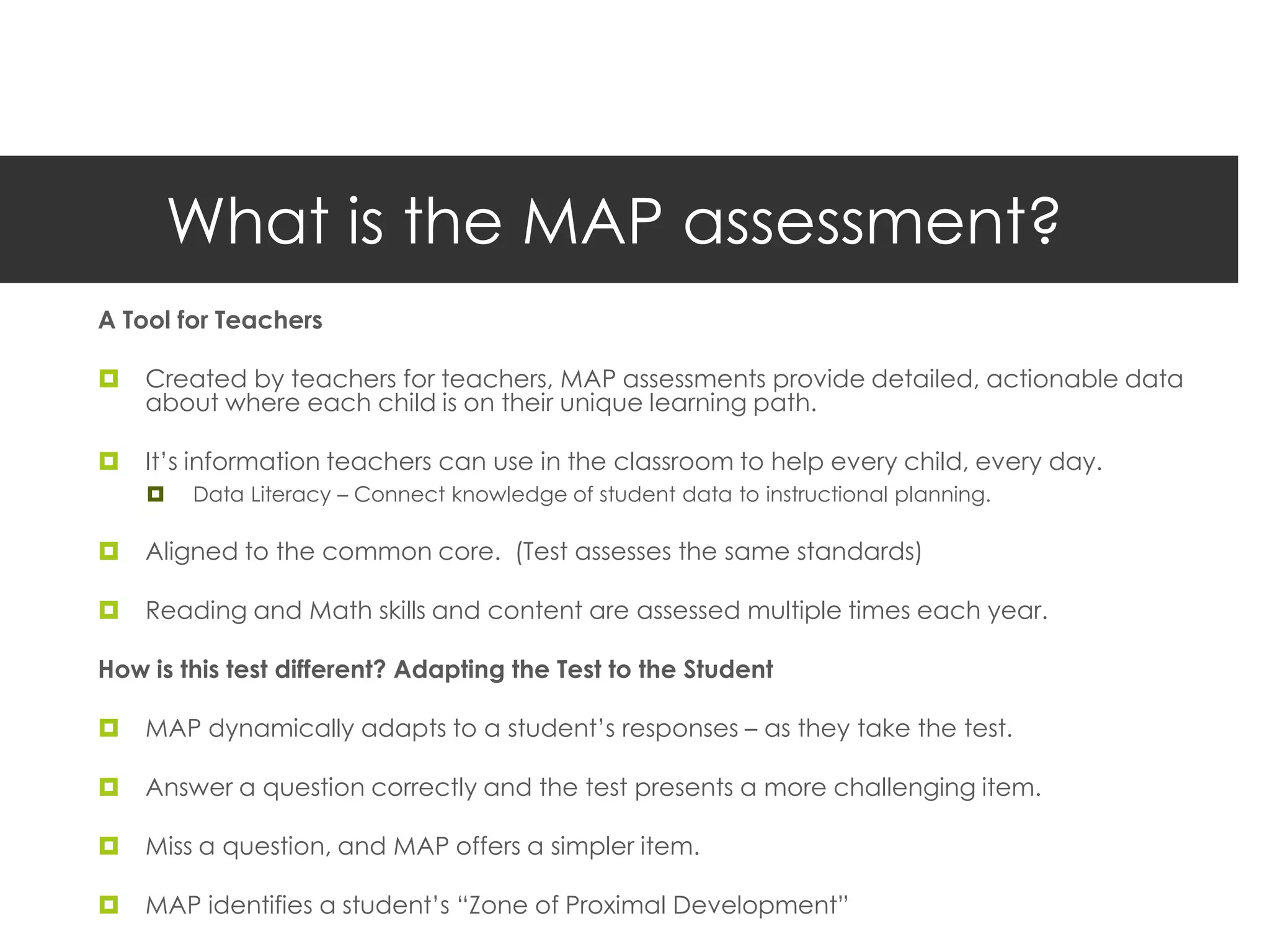 NWEA MAP BOE presentation | PPTX