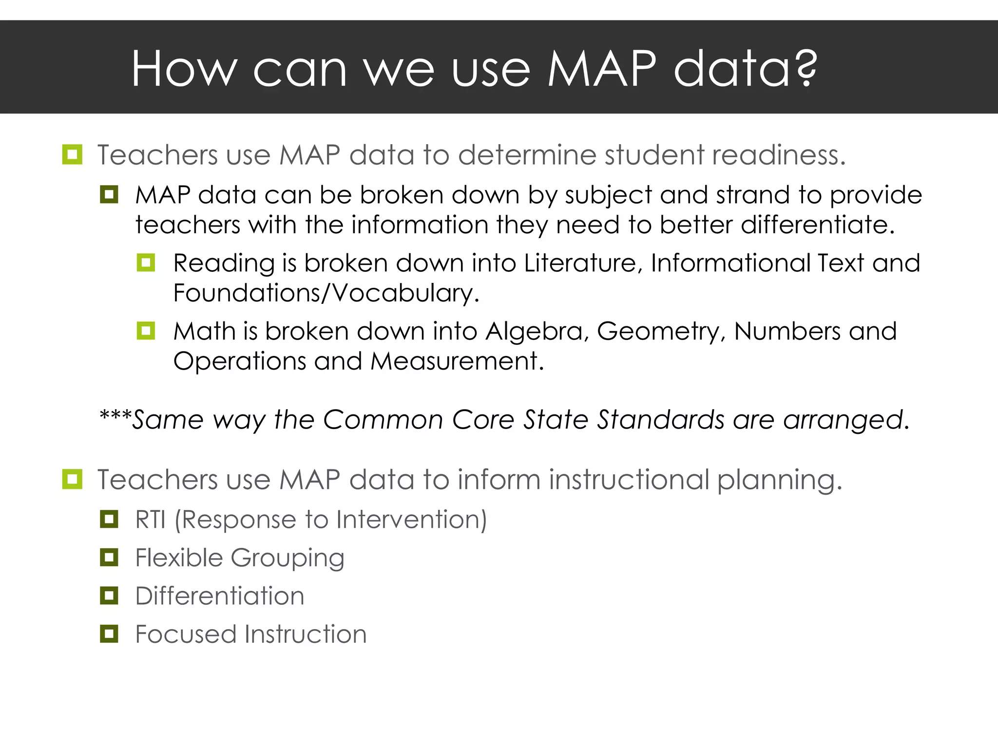 NWEA MAP BOE presentation | PPTX