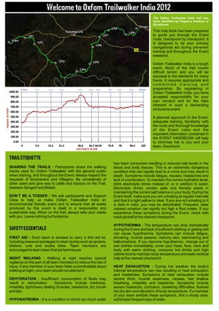 Trailwalker India MAP & Details | PDF