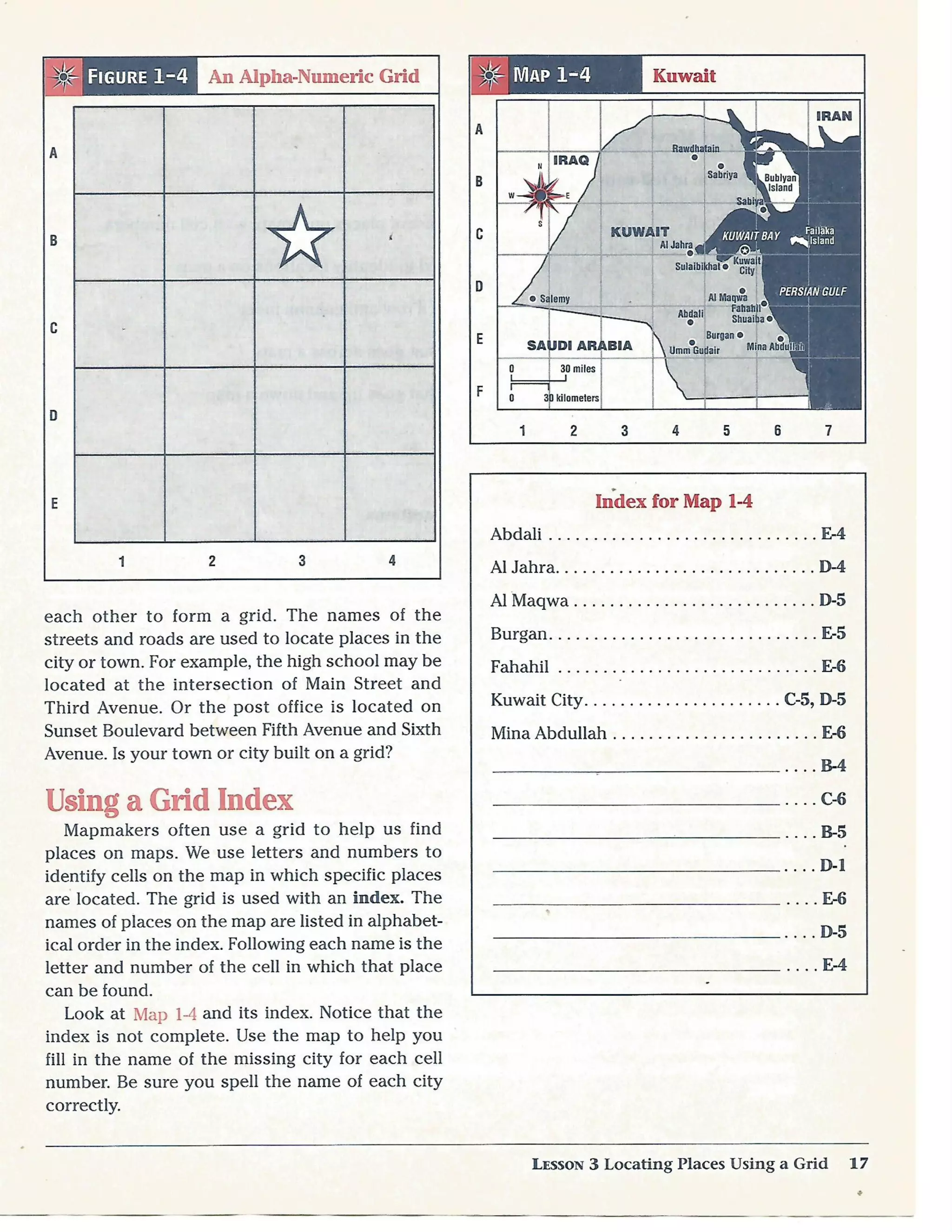 Map center lesson grids | PDF